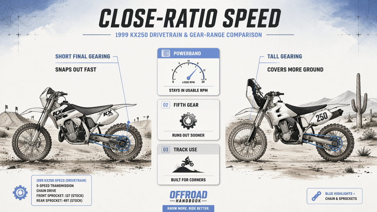1999 KX250 Top Speed: Realistic MPH, Gearing, and Used-Bike Checks ...